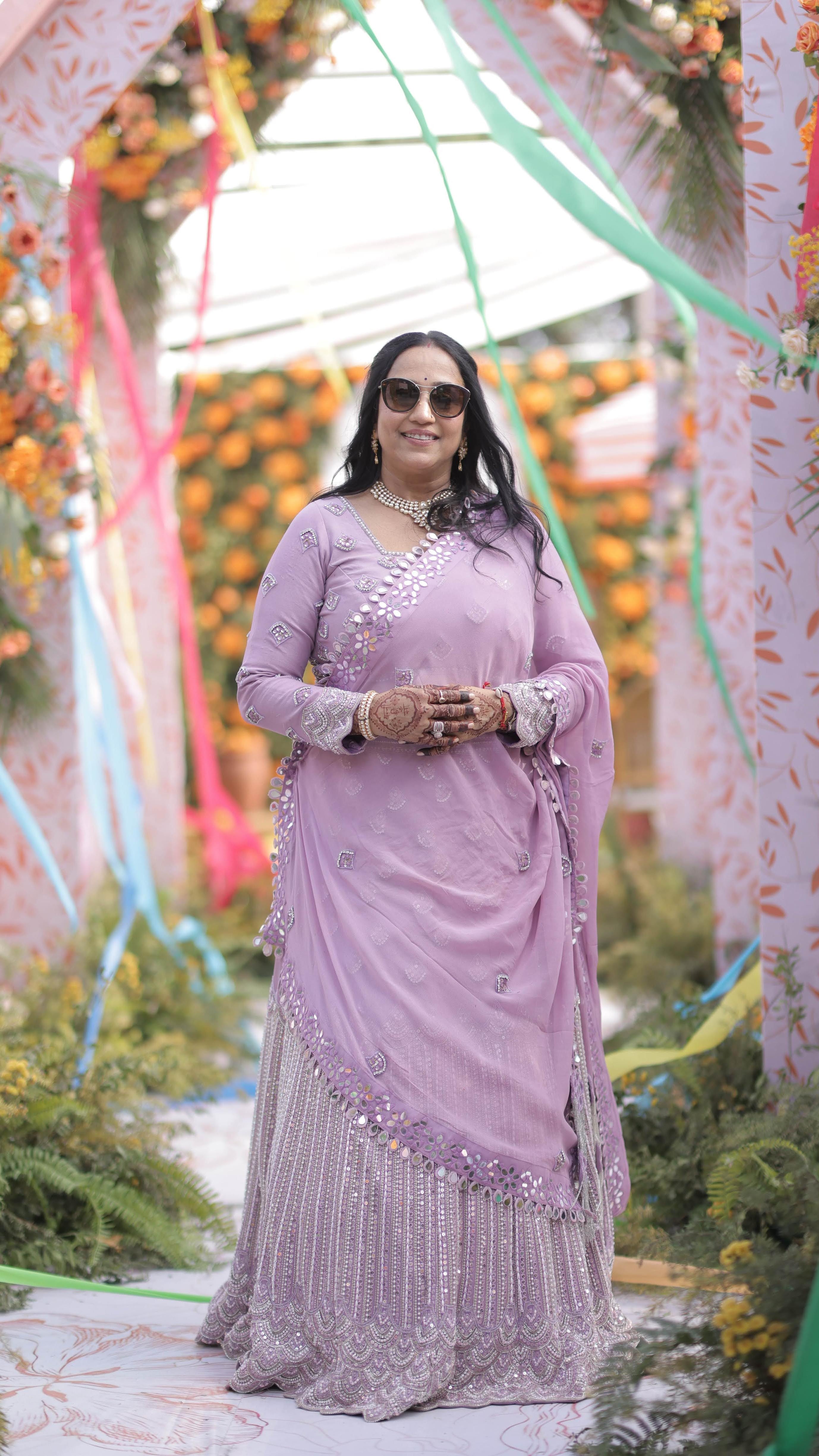 Lilac Dreams Lehenga – Lakhina Couture