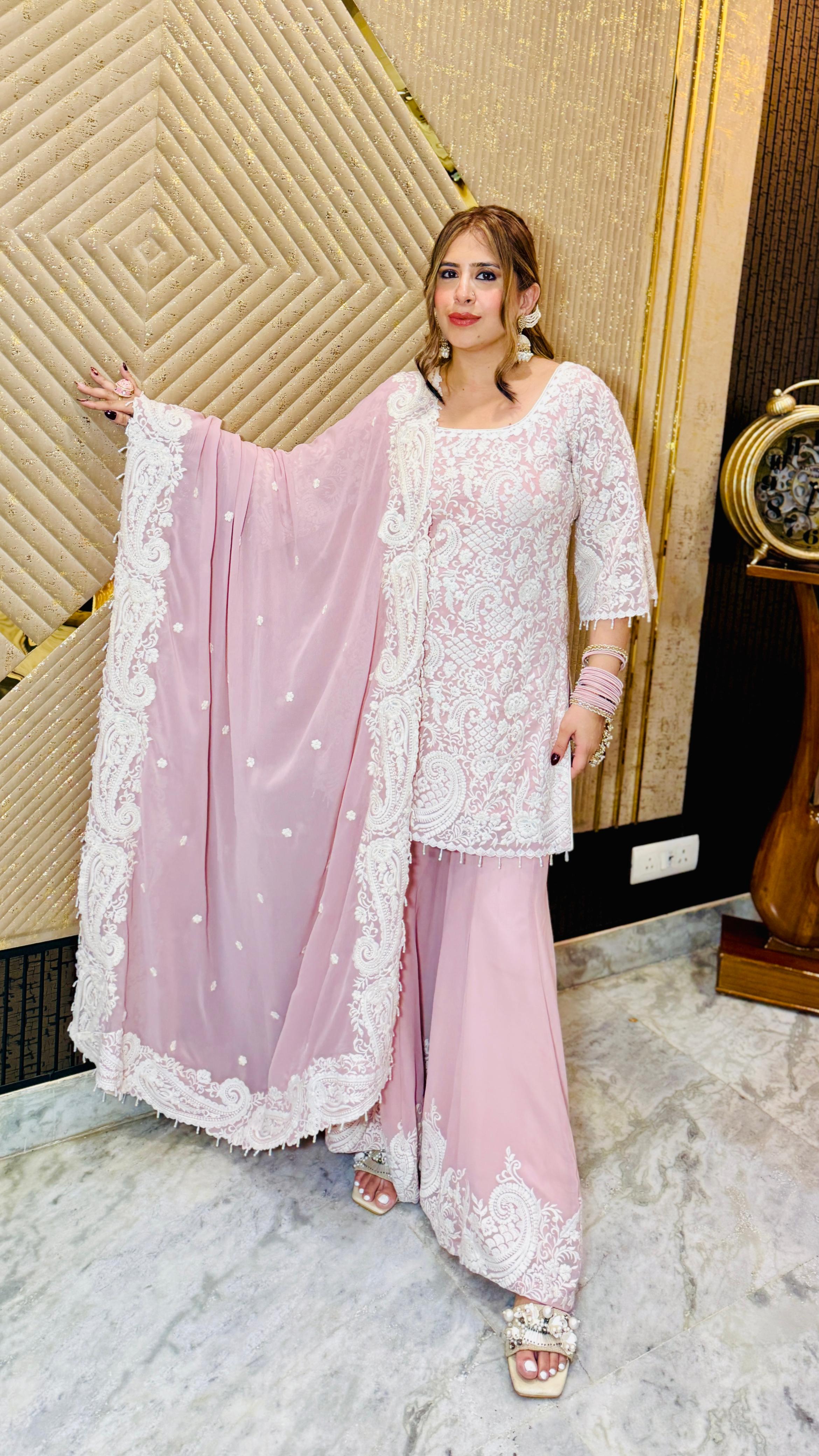 Blushed In Threads – Lakhina Couture