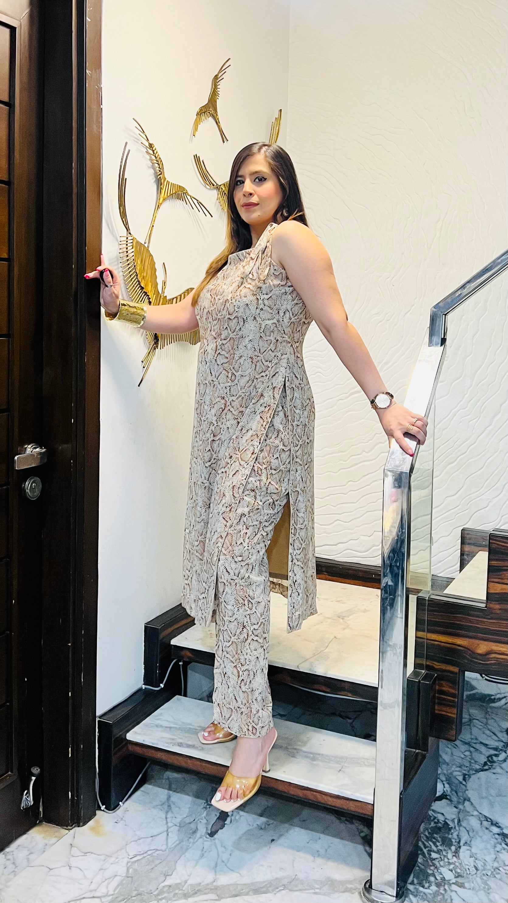 Animal Print Suit – Lakhina Couture