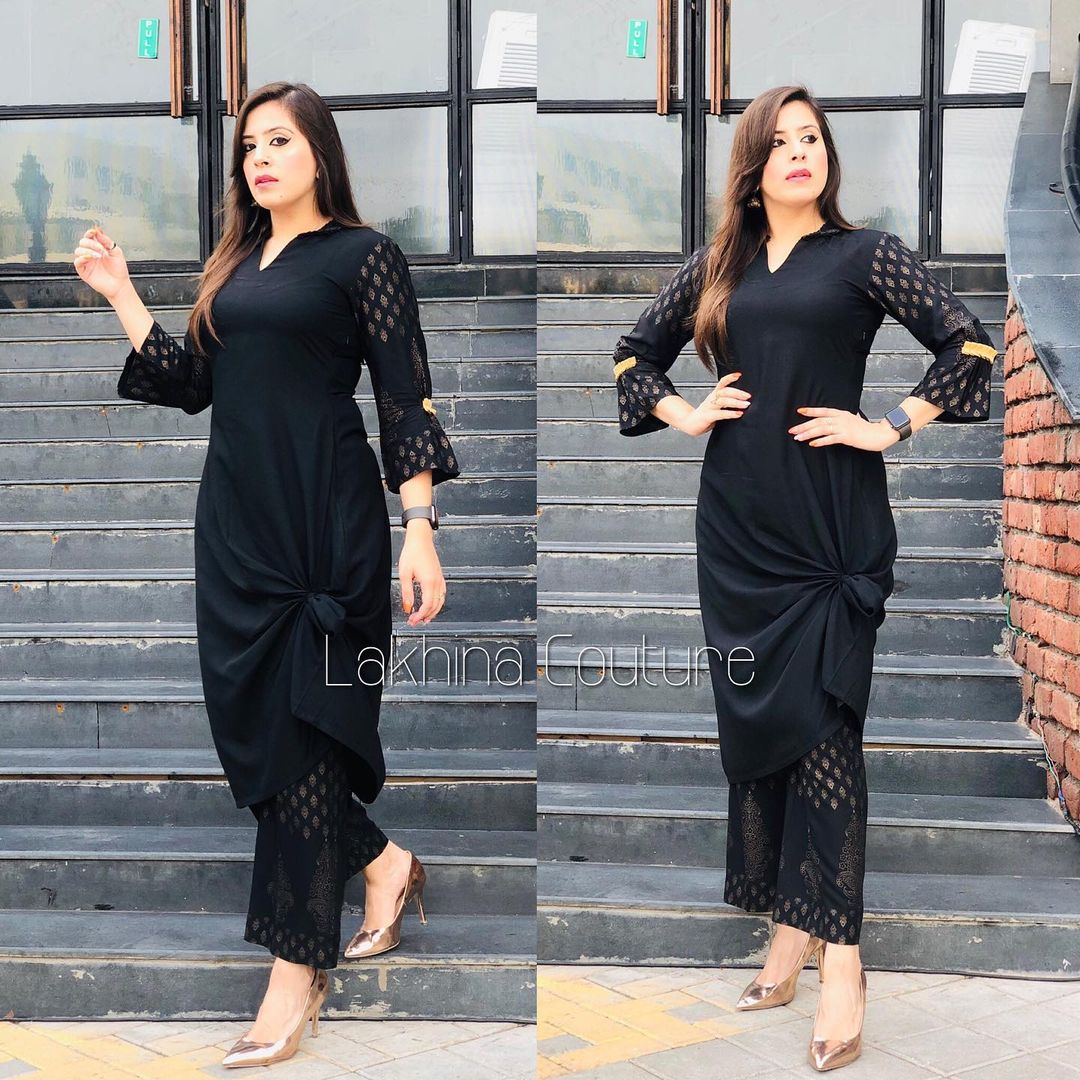 Black Gorgeous Suit – Lakhina Couture